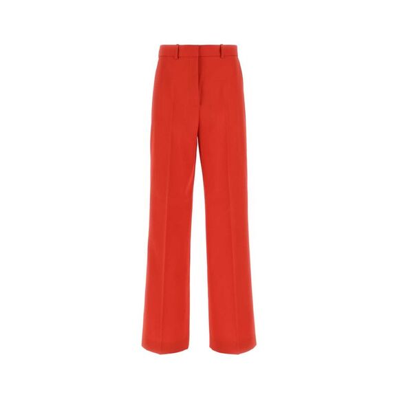 Lanvin | Jeans | Lanvin Women Red Wool Wideleg Pant | Poshmark